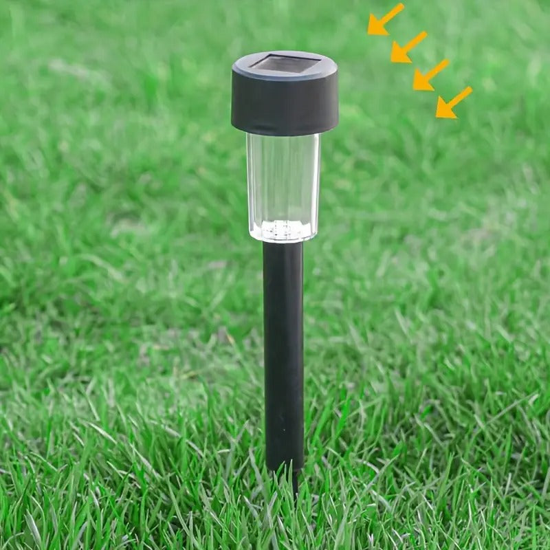 Set de 12 lumini led solare pentru gradina